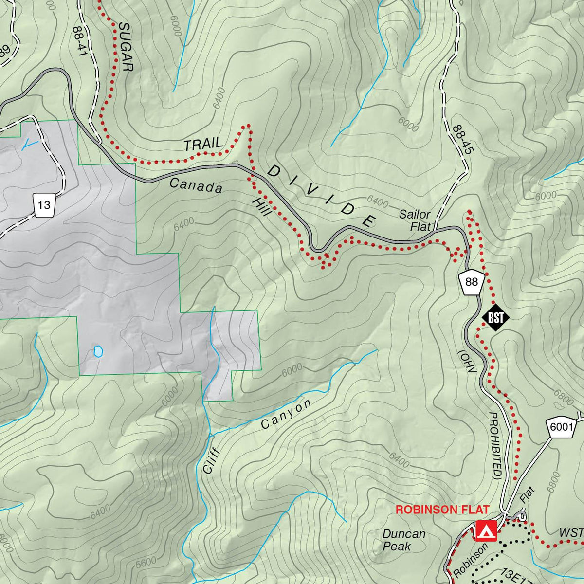 Foresthill OHV Guide Map by US Forest Service R5 | Avenza Maps