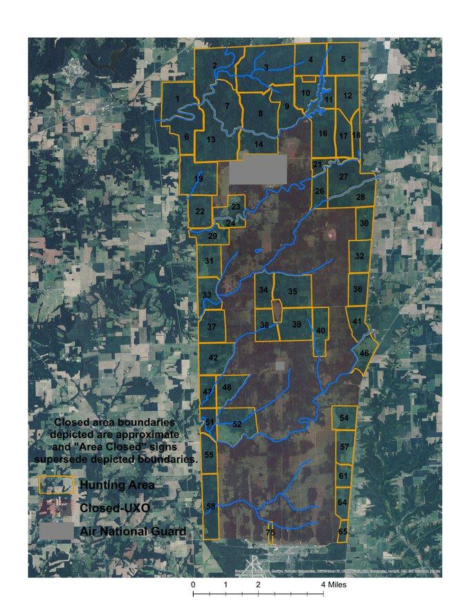 Big Oaks National Wildlife Refuge Map by Indiana National Wildlife ...
