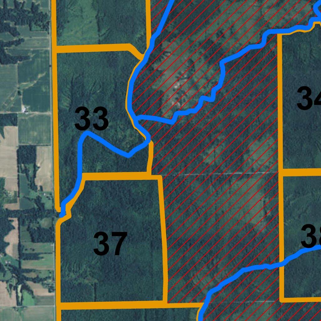 Big Oaks National Wildlife Refuge Map by Indiana National Wildlife ...