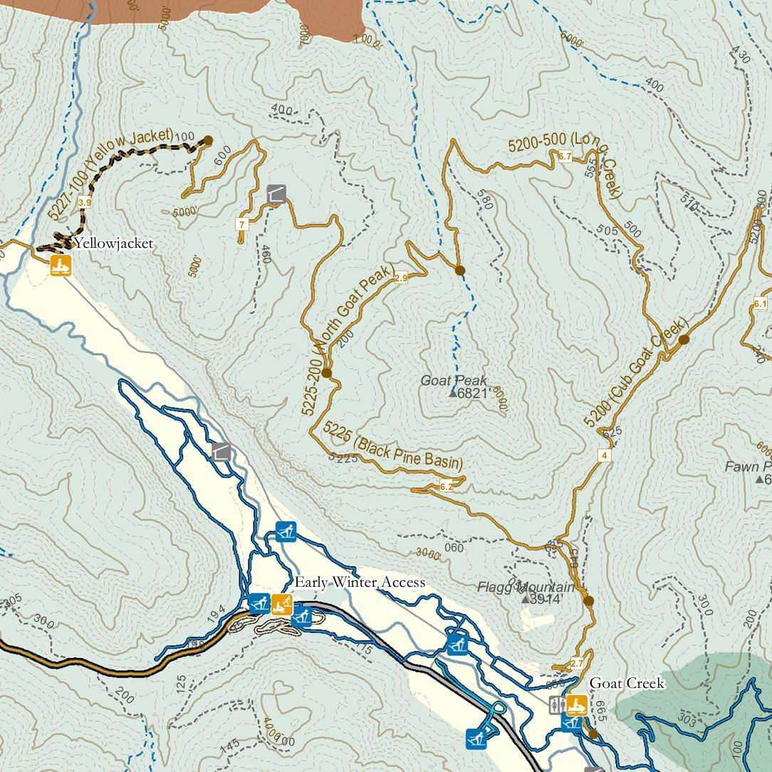 Snowmobile Trails: Methow Valley and Conconully area, Okanogan County ...