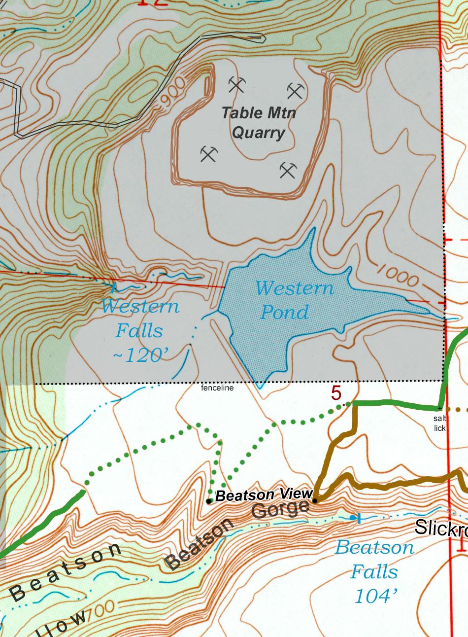 Many Waterfalls drive and hike Map by Sacramento Valley Hiking ...