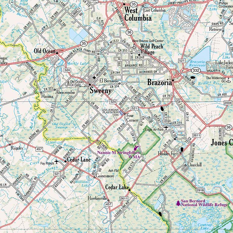 Texas Atlas & Gazetteer Map by Garmin | Avenza Maps
