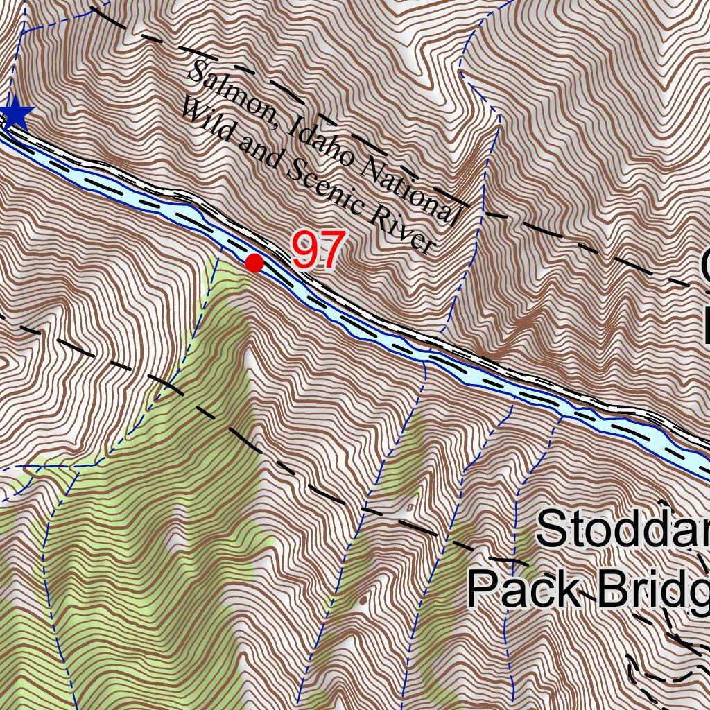 RiverMaps - Middle Fork & Main Salmon Rivers, Idaho (10 maps) Map by ...