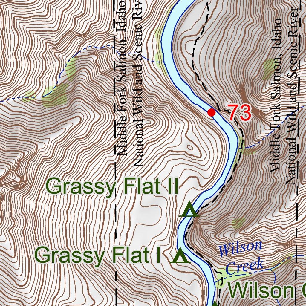 RiverMaps - Middle Fork & Main Salmon Rivers, Idaho (10 maps) Map by ...