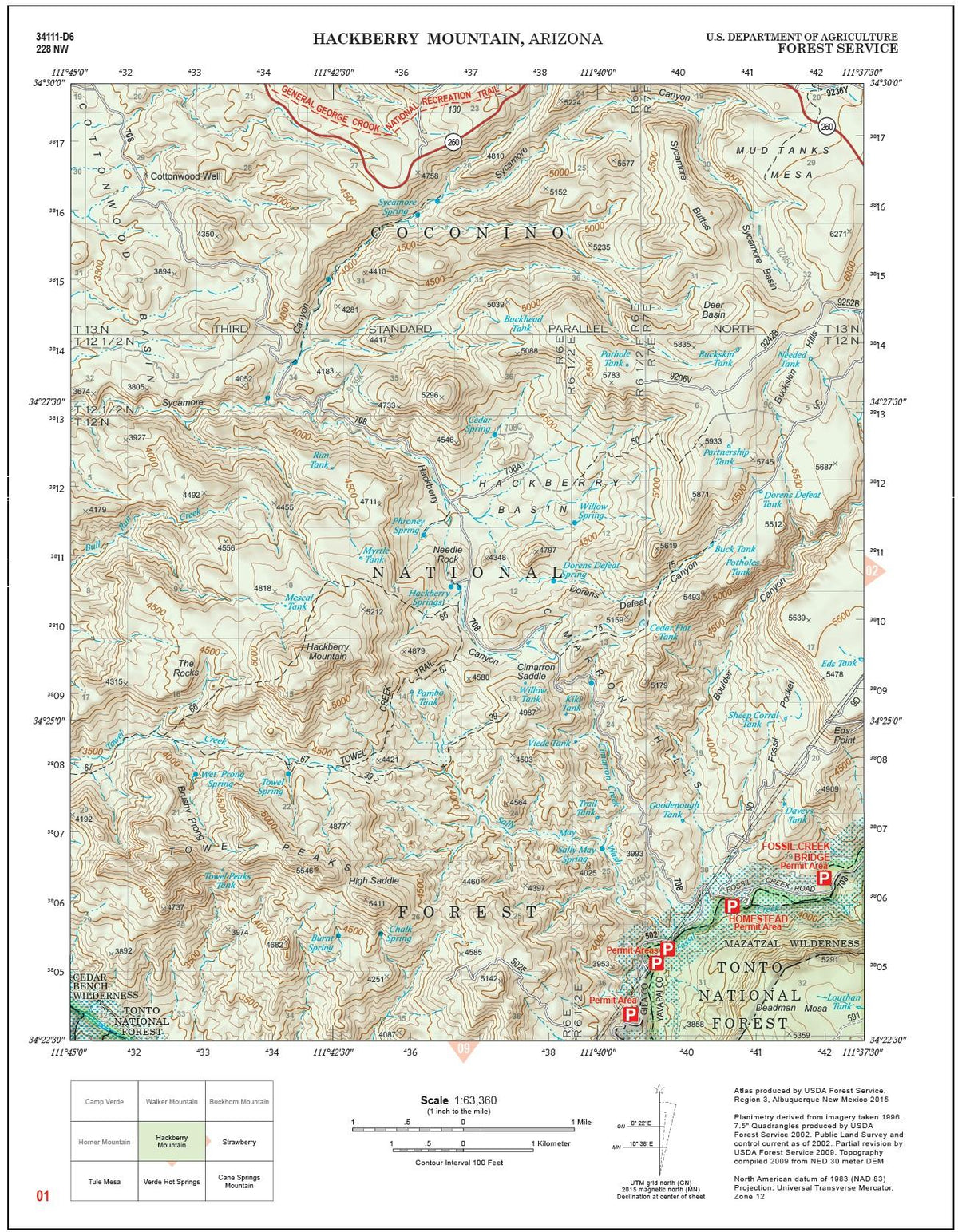 Tonto National Forest Atlas Bundle Map by US Forest Service R3 | Avenza ...