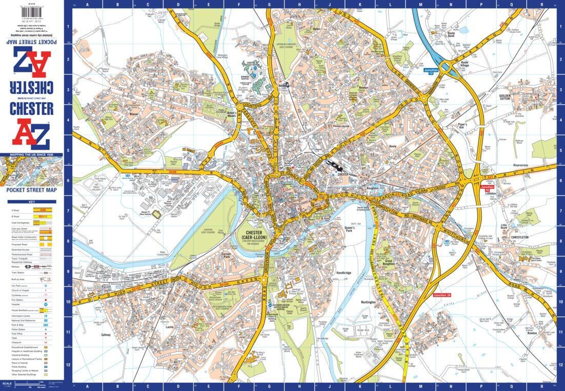 Chester A-Z Pocket Street Map by Geographers' A-Z Map Company | Avenza Maps