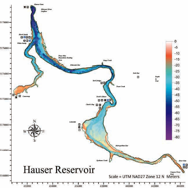 Hauser Reservoir Combo Map by Constellation Services | Avenza Maps