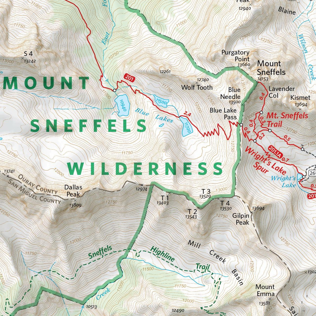 Hiking Trails of Ouray County and the Uncomphagre Wilderness (15th ...