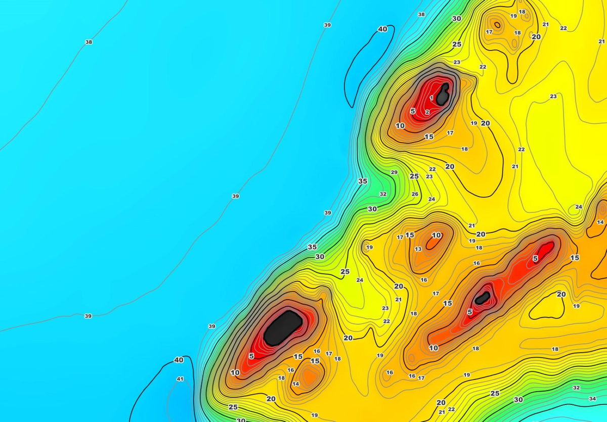 AEM Lower and Upper Ospwagan Lakes Map by Angler's Edge Mapping ...