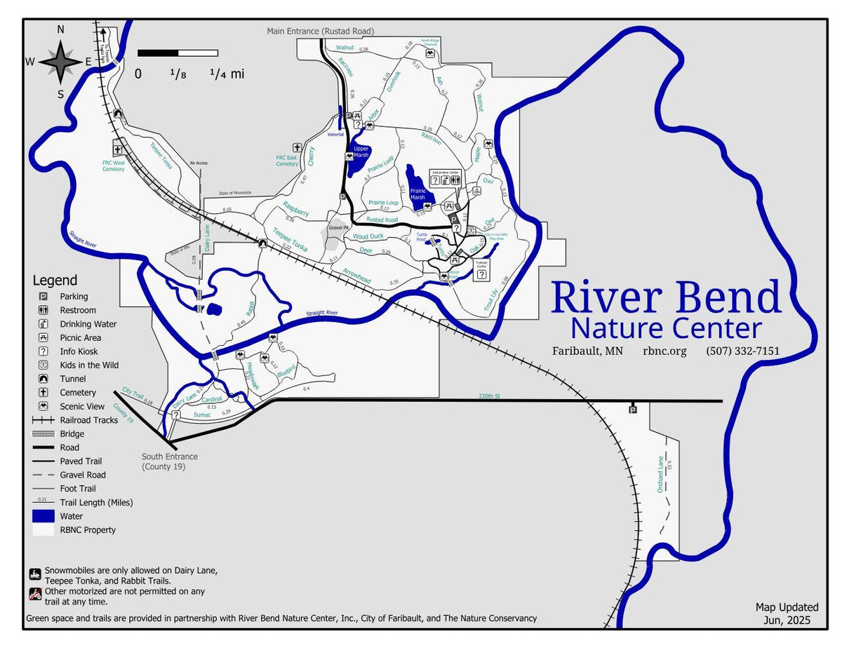River Bend Nature Center Map by River Bend Nature Center | Avenza Maps