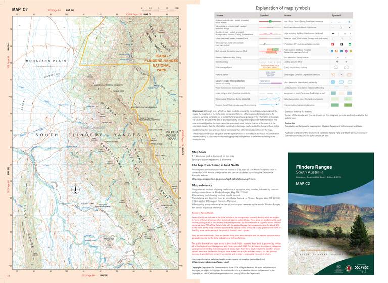 Flinders Ranges Map C2 by Mapland - Department for Environment and ...
