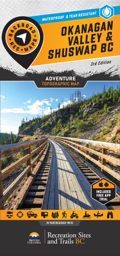 Okanagan Valley Shuswap BC Recreation Map (BC Rec Map Bundle) 3rd ...