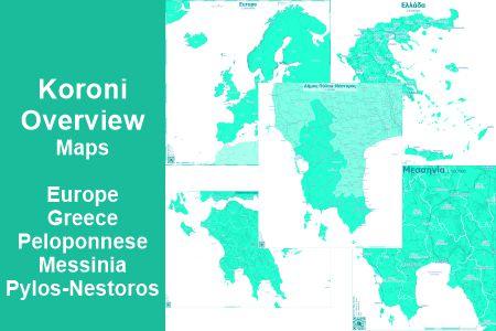 Koroni - All Overview Maps Map by Stefanos Maps | Avenza Maps