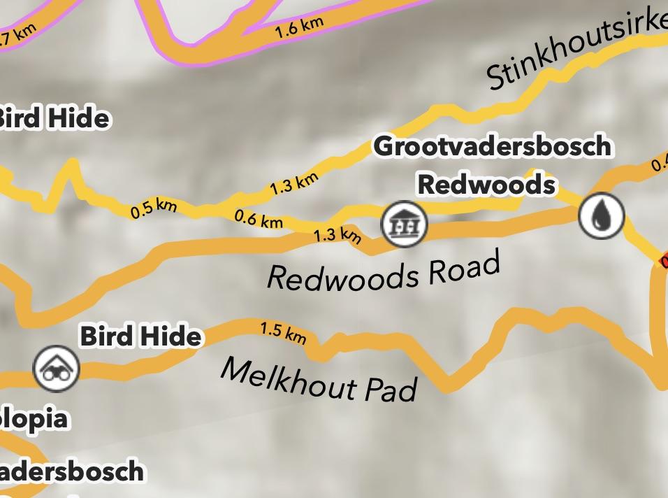 Grootvadersbosch Nature Reserve Map by Forge | Avenza Maps