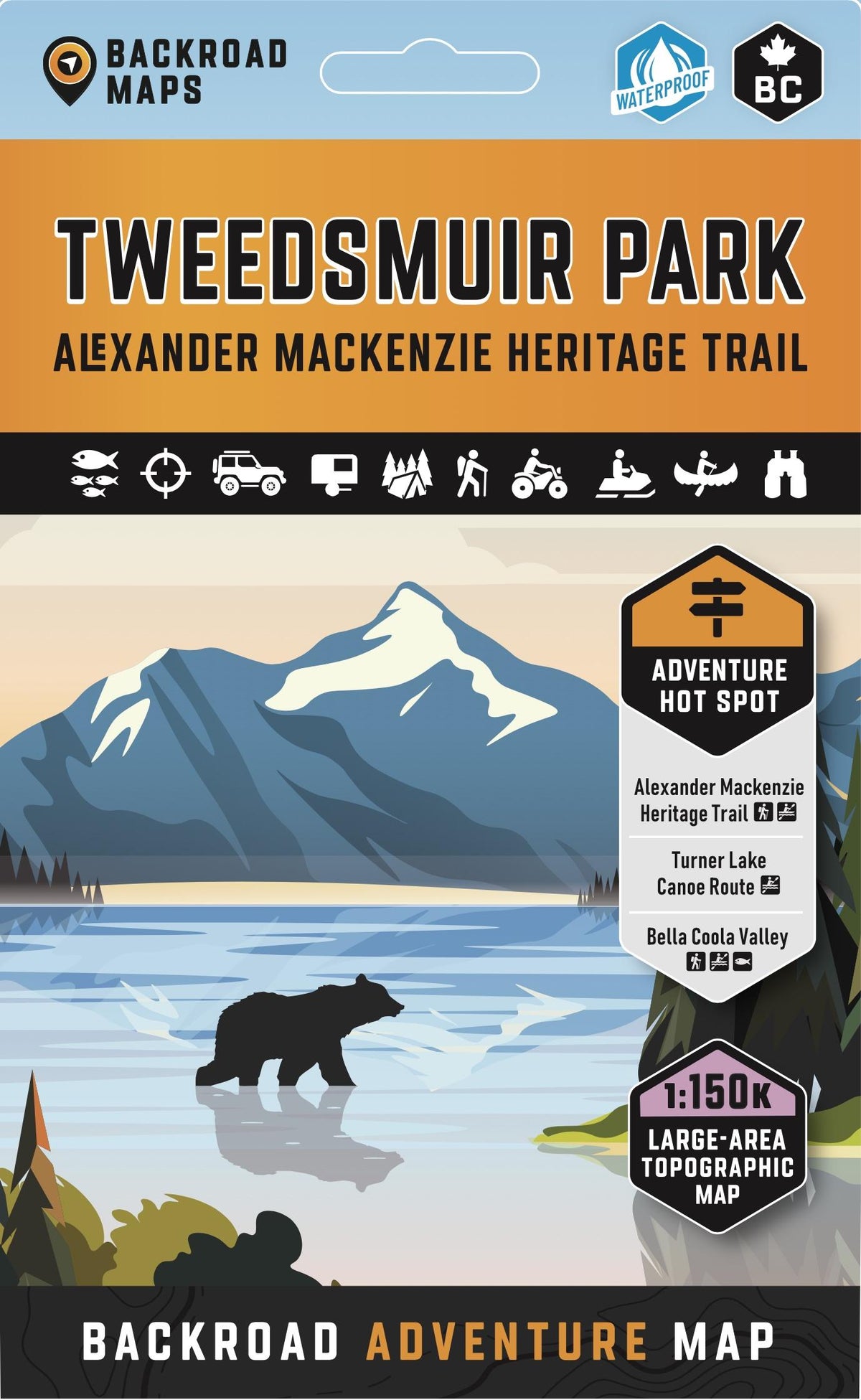 Tweedsmuir Park South / Alexander Mackenzie Trail - Turner Lake Canoe ...