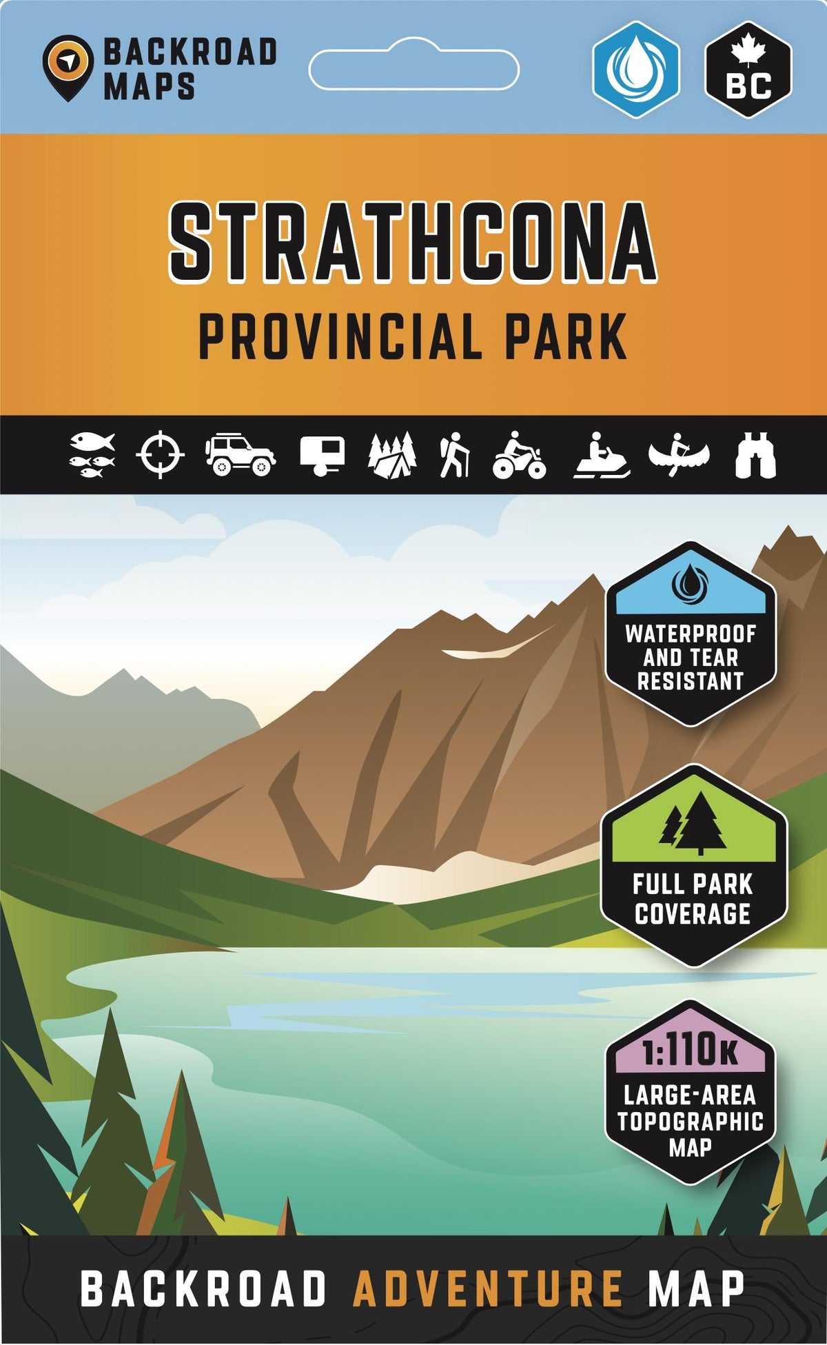 Strathcona Provincial Park - Park & Destination Map (2nd edition) by ...