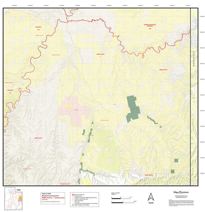 2025 Utah Hunt Map - Book Cliffs Unit Map Bundle by Map the Xperience ...