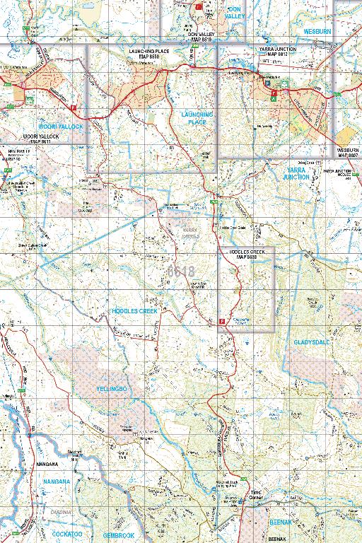 Spatial Vision's VicMap Book (South East Edition 8, 2025) 50K SERIES ...