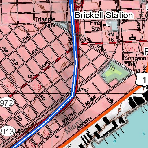 (25080e1) Page 052 Miami Map by BaseImage Publishing | Avenza Maps