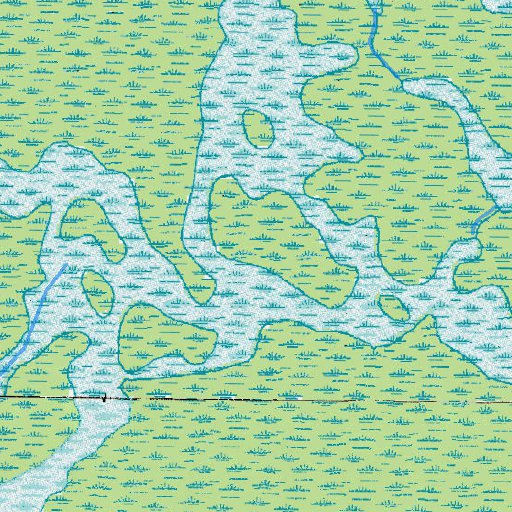 (30082e1) Page 080 Okefenokee Swamp Map by BaseImage Publishing ...