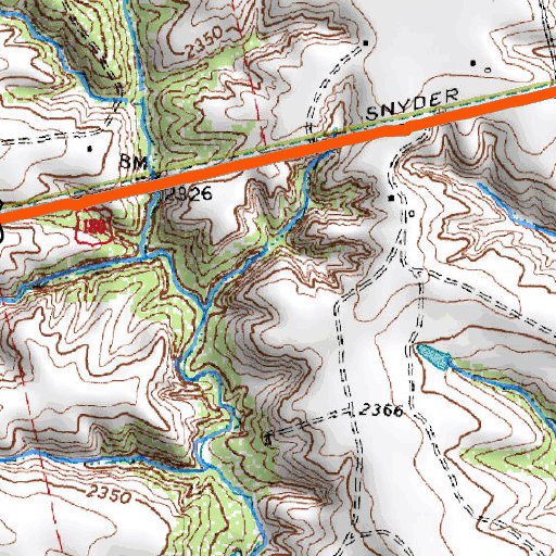 (32100e1) Page 046 Snyder Map by BaseImage Publishing | Avenza Maps