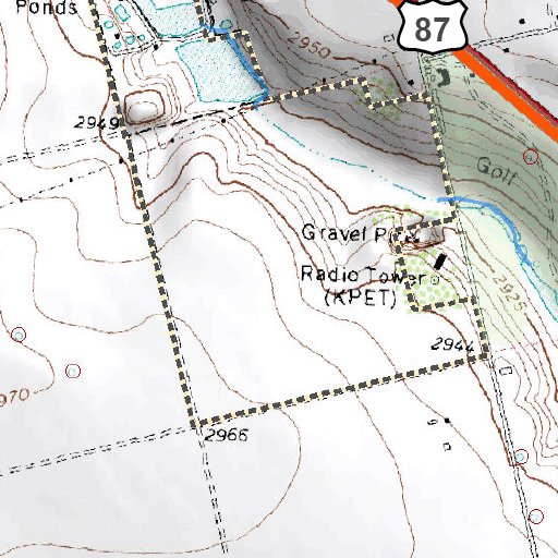 (32101e1) Page 057 Lamesa Map by BaseImage Publishing | Avenza Maps