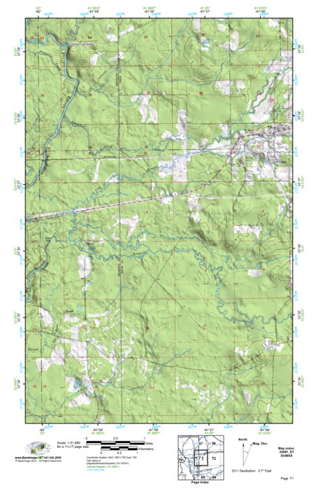 (33091e1) Page 071 Dumas Map by BaseImage Publishing | Avenza Maps
