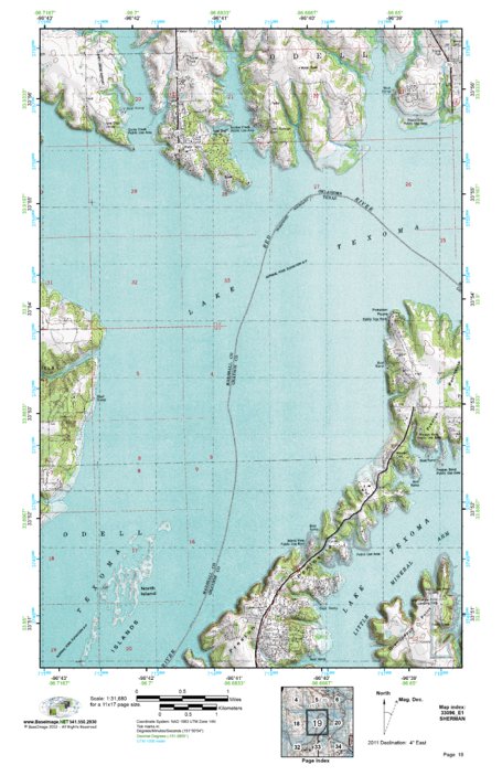 (33096e1) Page 019 Sherman Map by BaseImage Publishing | Avenza Maps