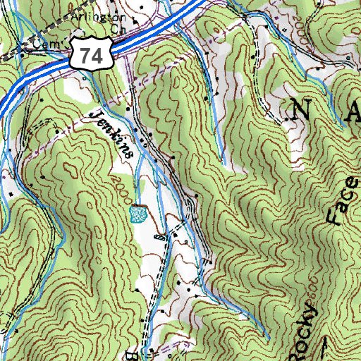 (35083a1) Page 022 Fontana Lake Map by BaseImage Publishing | Avenza Maps