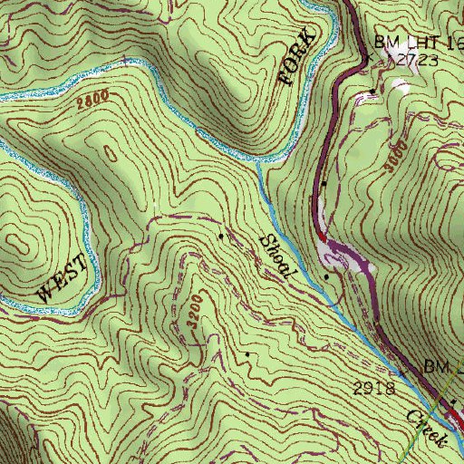 (35083a1) Page 054 Fontana Lake Map by BaseImage Publishing | Avenza Maps