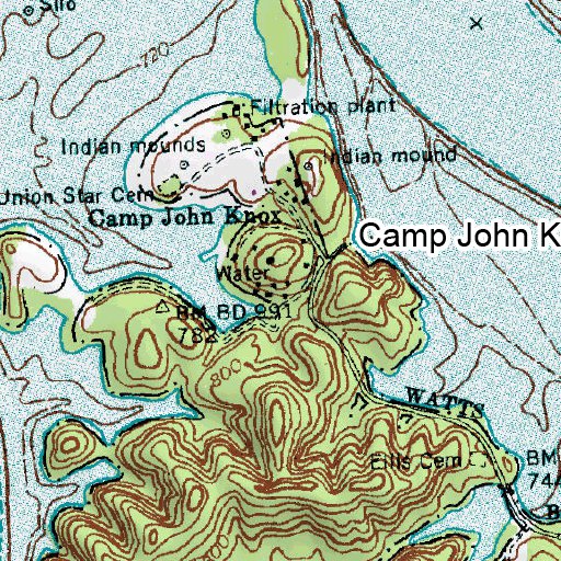 (35084e1) Page 033 Watts Bar Lake Map by BaseImage Publishing | Avenza Maps