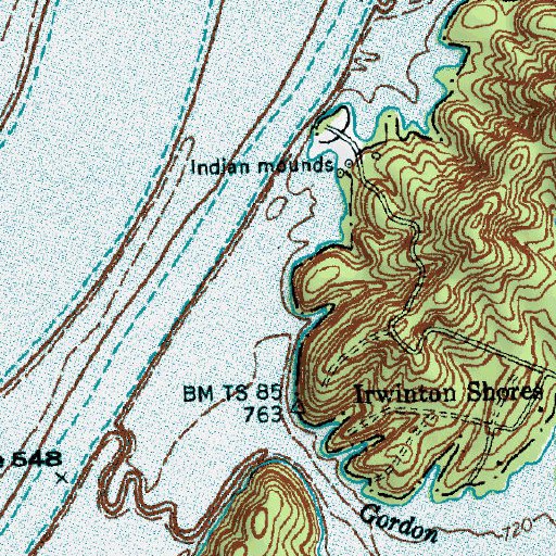 (35084e1) Page 047 Watts Bar Lake Map by BaseImage Publishing | Avenza Maps