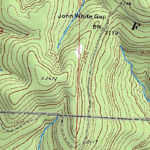 (35093e1) Page 047 Fly Gap Mountain Map by BaseImage Publishing ...