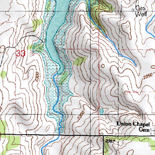 (35099e1) Page 043 Foss Reservoir Map by BaseImage Publishing | Avenza Maps