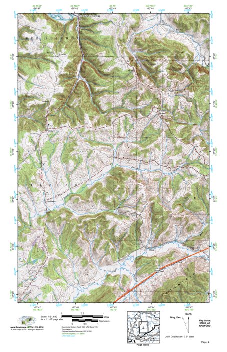(37080a1) Page 004 Radford Map by BaseImage Publishing | Avenza Maps