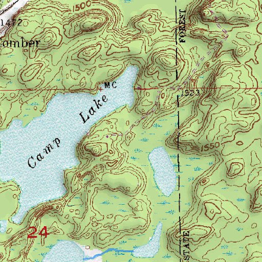 (47092e1) Page 042 Vermilion Lake Map by BaseImage Publishing | Avenza Maps