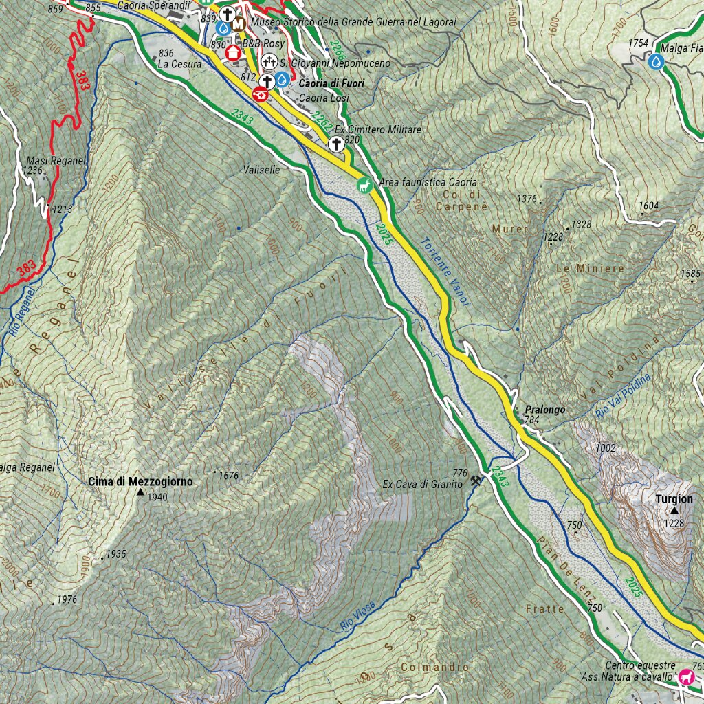 Lagorai Cima d'Asta - 4LAND 113 Map by 4LAND Srl | Avenza Maps