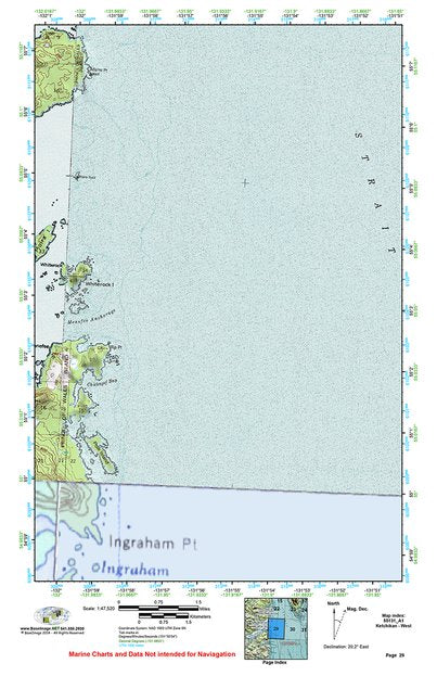 (55131a1) Page 029 Ketchikan - West Map by BaseImage Publishing ...