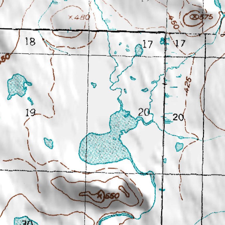 (60166a1) Page 032 Nunivak Island - Central Map by BaseImage Publishing ...
