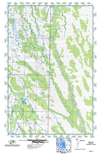 (64148a1) Page 011 Fairbanks - Central Map by BaseImage Publishing ...