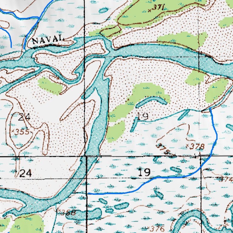 (69152a1) Page 017 Umiat - West Map by BaseImage Publishing | Avenza Maps