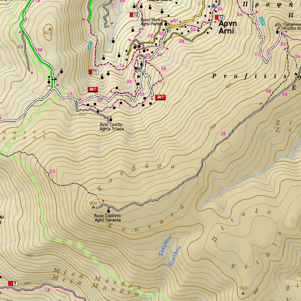 Andros, Cyclades Map by Terrain Editions | Avenza Maps