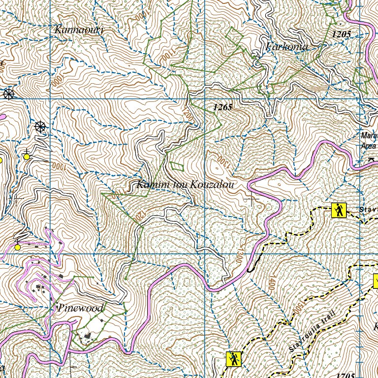 Cyprus 25k Troodos National Forest Map by CLUB | Avenza Maps