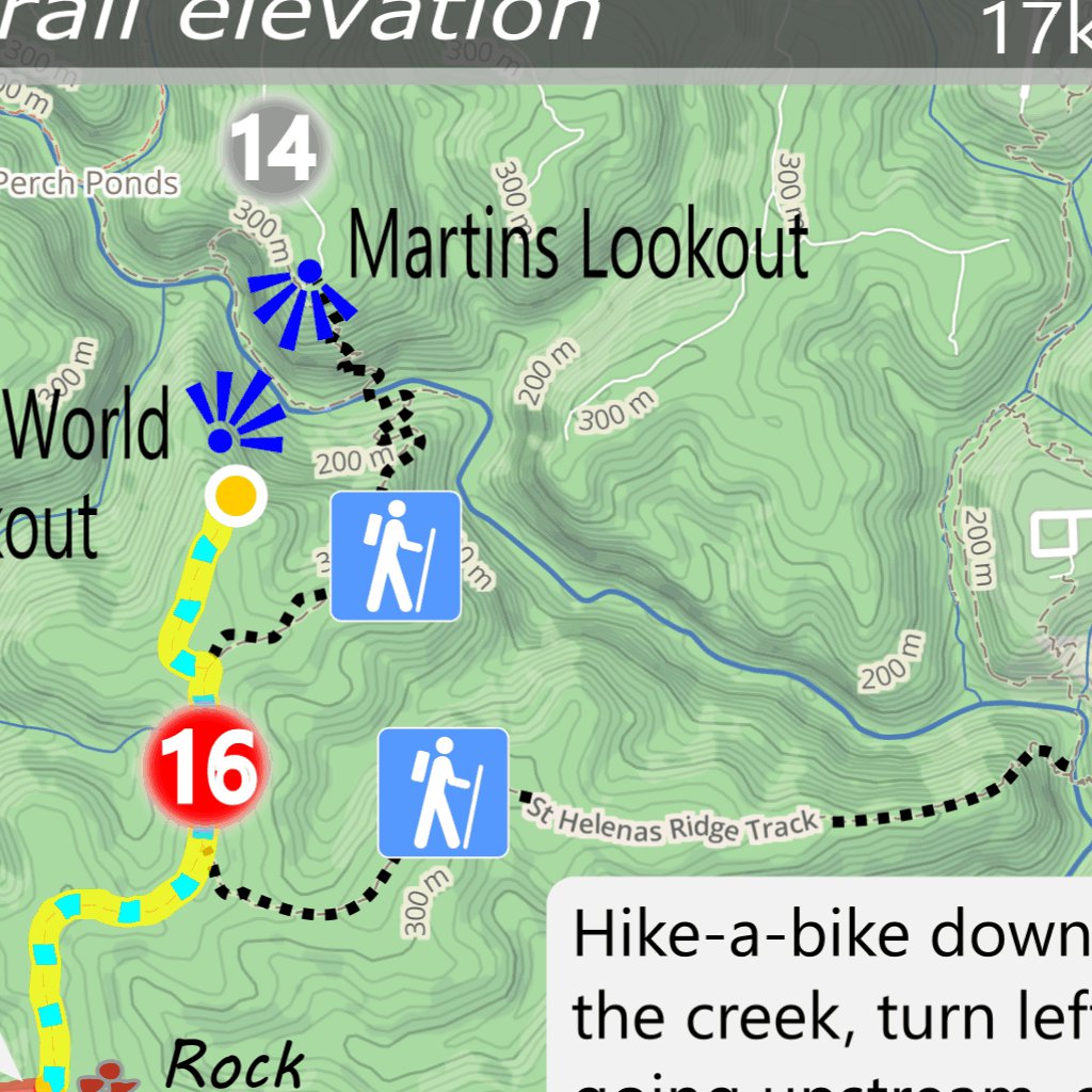 LBM-Ride 15 16 17-The Oaks Map by Muddy Trails | Avenza Maps