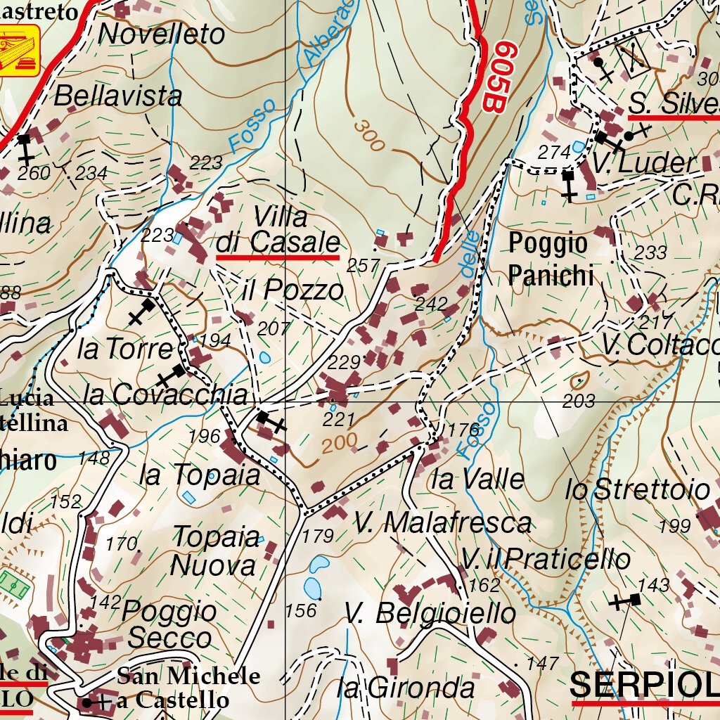 Carta Escursionistica di Monte Morello 2024 Map by MapTrek Italia ...