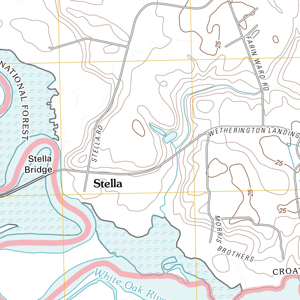Stella, NC (2011, 24000-Scale) Map by United States Geological Survey ...