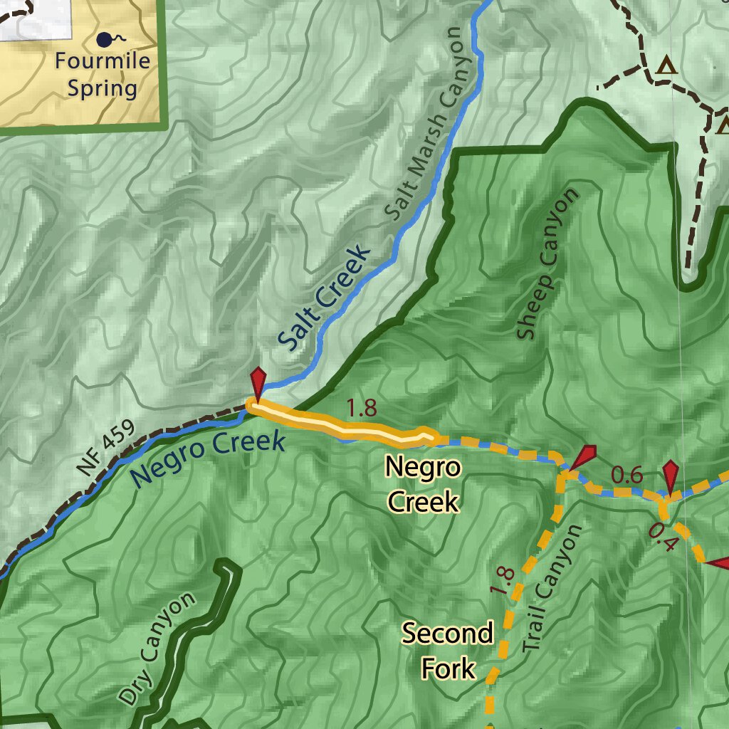 Snake Range Recreational Trails - North Map by Friends of Nevada ...