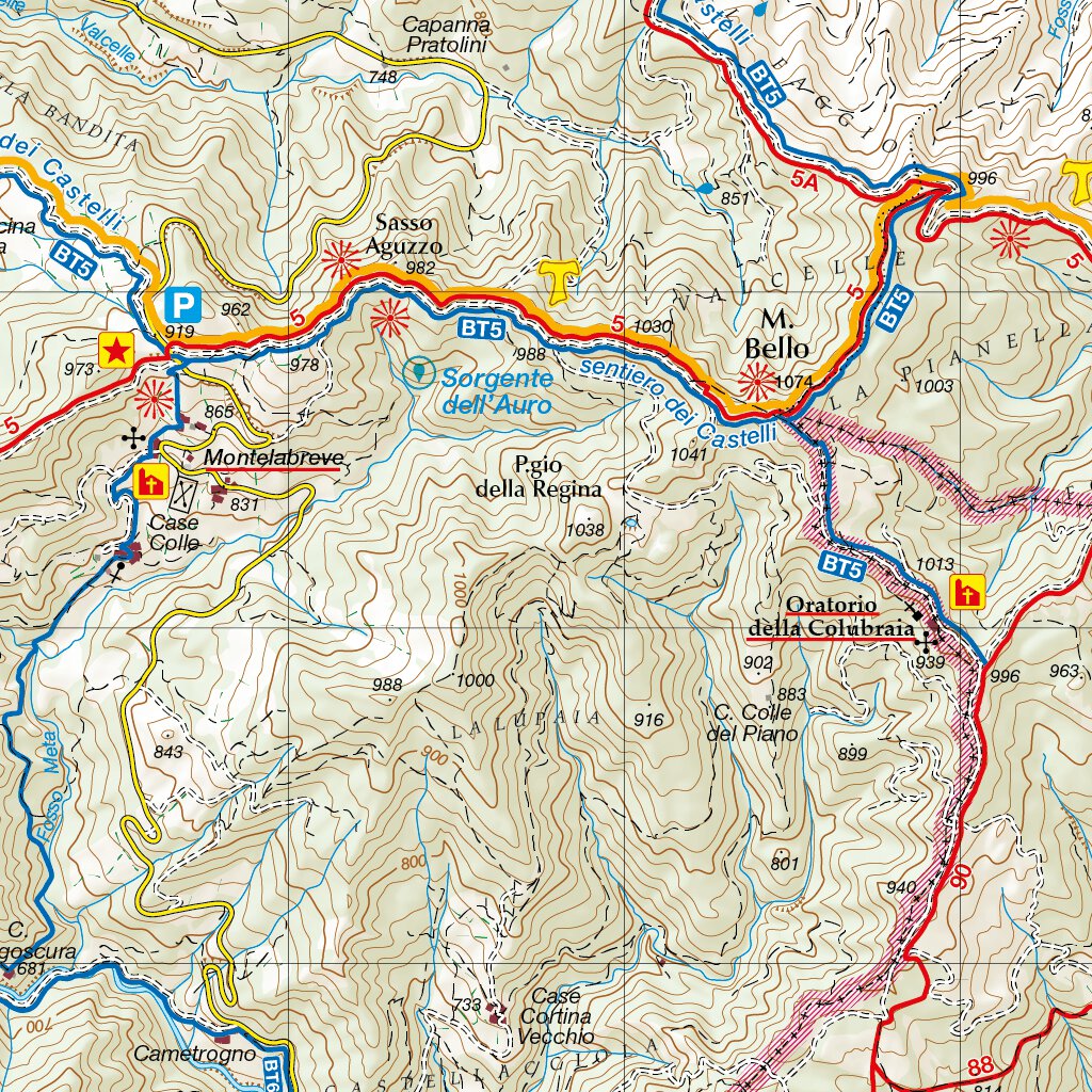 Valtiberina Toscana Map by MapTrek Italia | Avenza Maps