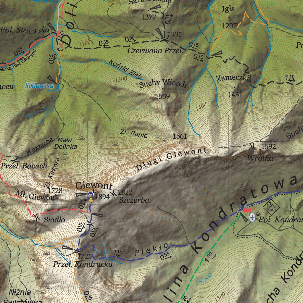 Tatry Polskie Map by Adventuremapping Ltd. | Avenza Maps