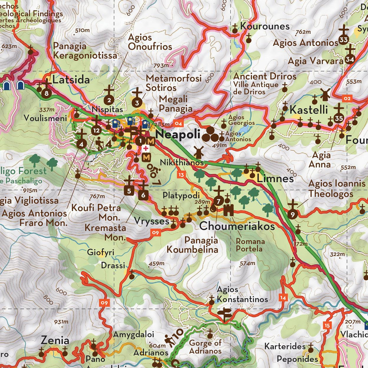 The Municipality of Agios Nikolaos Map by Agios Nikolaos Crete | Avenza ...